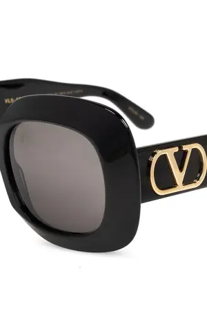 Valentino Garavani Oversized Frame Sunglasses - Black