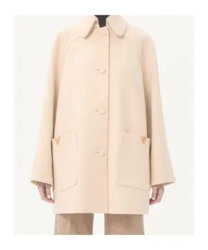 Valentino Garavani Logo Plaque Peacoat