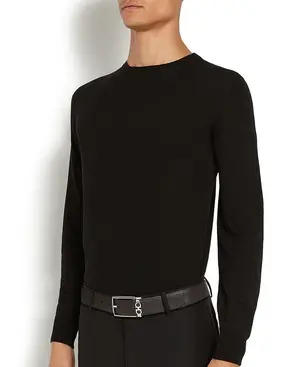 FERRAGAMO Reversible Gancini Belt - Black