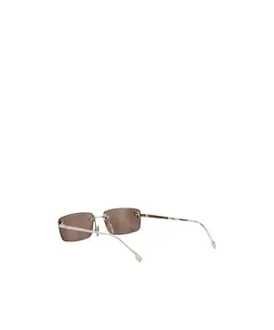 Fendi Rectangle Frame Sunglasses - Oro