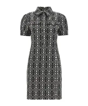 Max Mara Short Sleeve Printed Dress