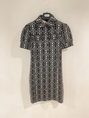 Max Mara Short Sleeve Printed Dress