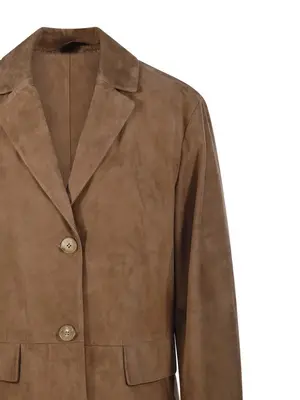 Max Mara Single-breasted Blazer With Notched Lapel