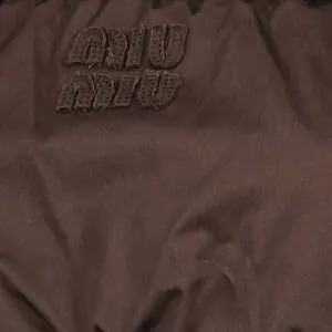 Miu Miu Twill Strapless Bandeau Top