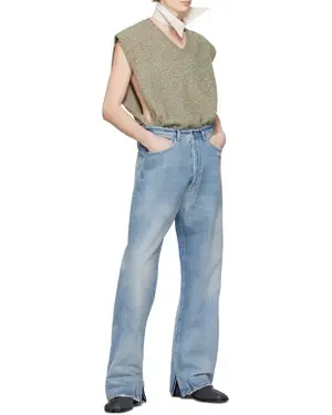 MAISON MARGIELA Buckled Denim Jeans