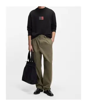 Hugo Boss Logo-appliqu Sweatshirt - Black