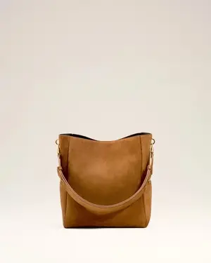 AMI Paris Carrousel Leather Bucket Bag