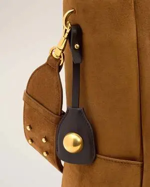 AMI Paris Carrousel Leather Bucket Bag