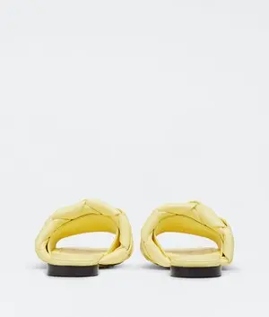 Bottega Veneta Lido Flat Sandals - Lemonade