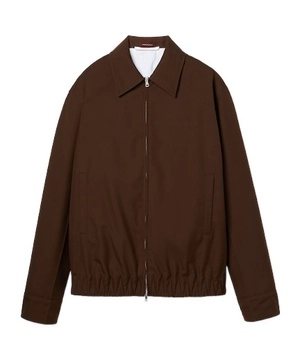 Gucci Embossed Twill Zip-up Jacket