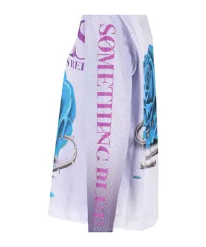 Burberry Floral Rose Printed Long Sleeve Crewneck T-shirt