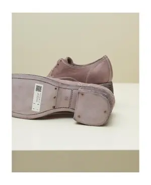 Guidi Tie Business Dress Shoes With Thick Heels