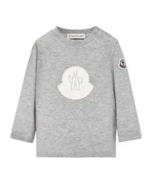 Moncler Logo Patch Long-sleeved Tracksuit Set