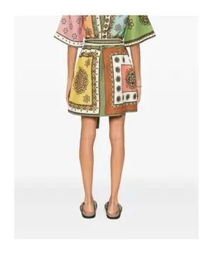 ALEMAIS All-over Print Mini Dress