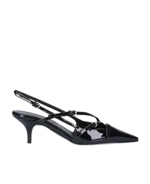 Miu Miu Pointed Toe Slingback Pumps - Black