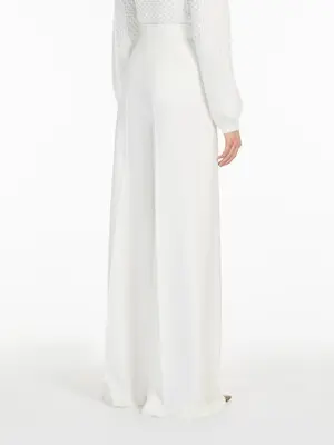 Max Mara Ninfa Wide-leg Trousers - White