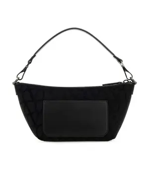 Valentino Garavani Toile Iconographe Zip-up Shoulder Bag