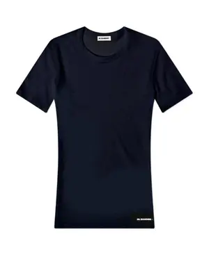 JIL SANDER Logo Printed Crewneck T-shirt