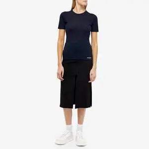 JIL SANDER Logo Printed Crewneck T-shirt