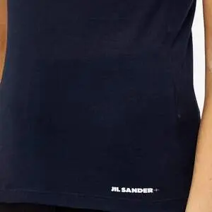 JIL SANDER Logo Printed Crewneck T-shirt