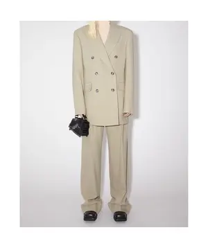 Acne Studios Double-breasted Cotton-blend Blazer
