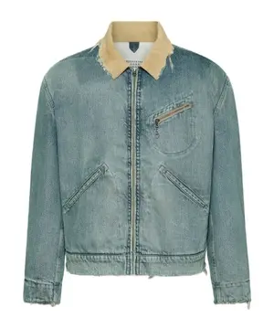 MAISON MARGIELA Zip-up Denim Bomber Jacket
