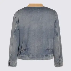 MAISON MARGIELA Zip-up Denim Bomber Jacket