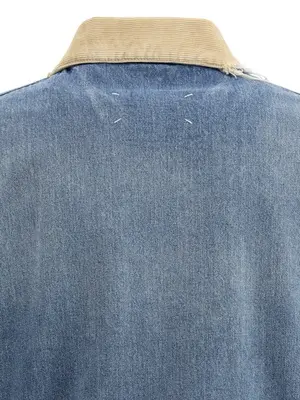 MAISON MARGIELA Zip-up Denim Bomber Jacket