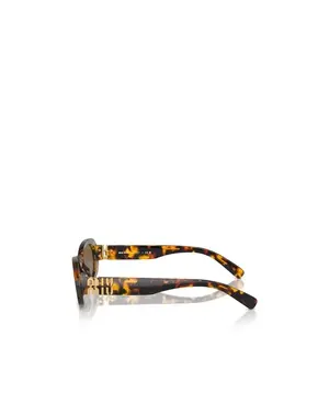 Miu Miu Oval-frame Sunglasses