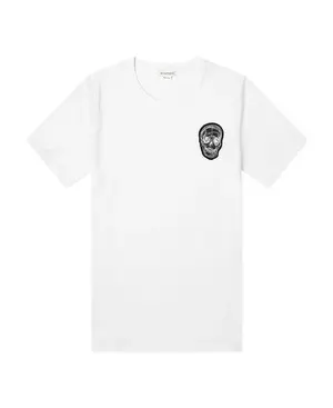 Alexander McQueen Crew Neck Short-sleeve T-shirt - White