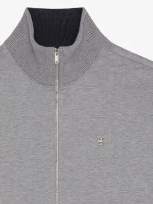 Givenchy 4g Detailed Track Jacket - Gray