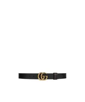 Gucci Gg Marmont Reversible Belt - Black
