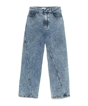 Alaïa Twisted Straight Cut Jeans