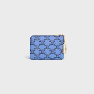 Celine Coin Purse In Triomphe Canvas