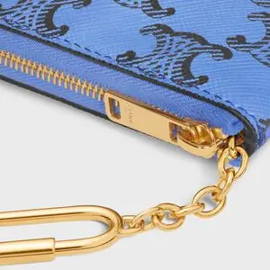 Celine Coin Purse In Triomphe Canvas