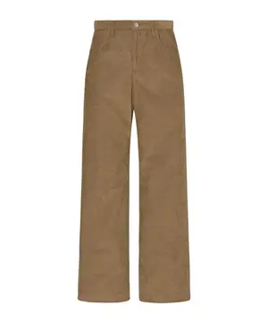 THE ROW Eglitta Corduroy Trousers - Beige