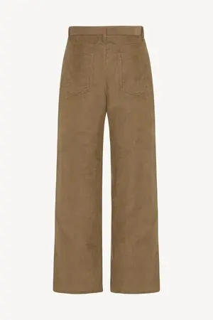 THE ROW Eglitta Corduroy Trousers - Beige