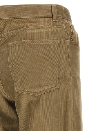 THE ROW Eglitta Corduroy Trousers - Beige