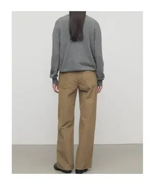 THE ROW Eglitta Corduroy Trousers - Beige