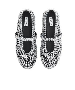Alaïa Embellished Ballet Flats
