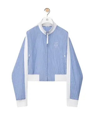 Loewe Striped Cotton Track Jacket
