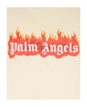 Palm Angels Logo-print Crew Neck Sweatshirt