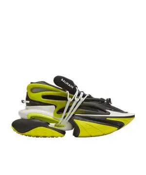 Balmain Unicorn Low-top Trainers In Neoprene And Leather