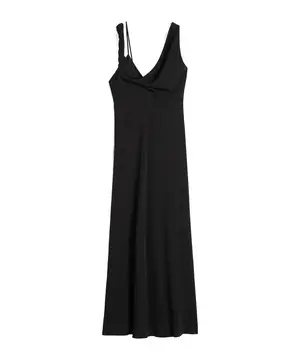 TOTEME Sleeveless Maxi Dress With Twisted Detailing - Black