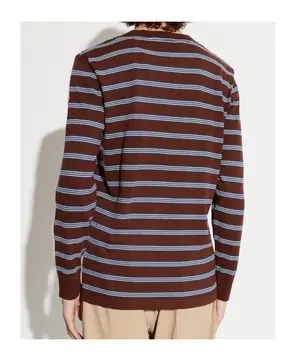 Moncler Striped Ribbed Crewneck Sweater