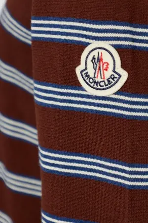 Moncler Striped Ribbed Crewneck Sweater