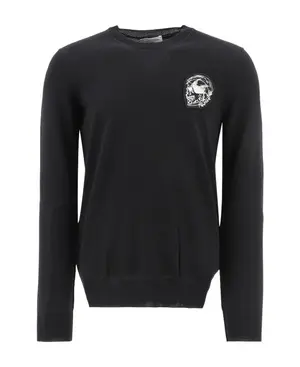 Alexander McQueen Skull Decal Knitted Sweater