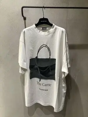 Balenciaga The Carrie" Graphic Print Crewneck T-shirt - White