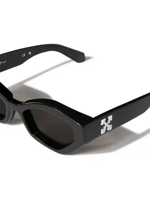 Off-White Geometric Cat-eye Sunglasses