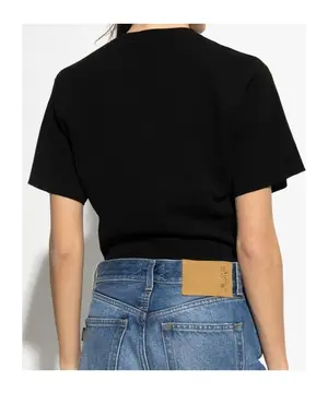 HAIKURE Talya Short-sleeved Bodysuit - Black